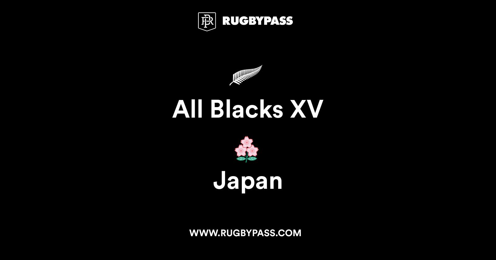 All Blacks XV vs Japan | Live Table | RugbyPass