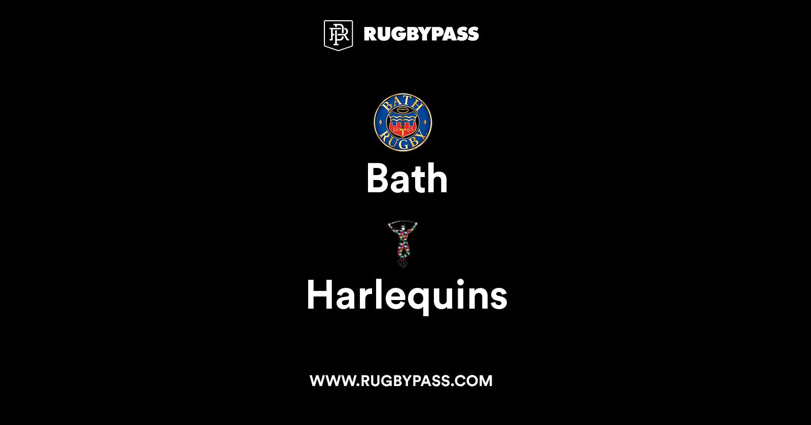 Bath vs Harlequins | Live & Latest Rugby Union Scores & Results | RugbyPass