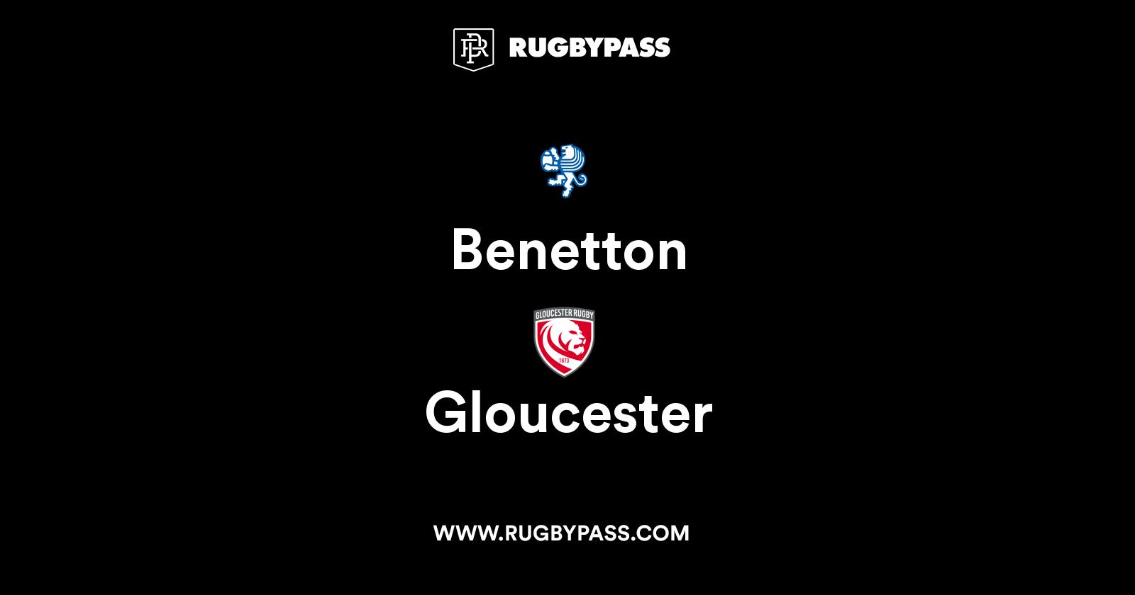 Benetton vs Gloucester | Live Table | RugbyPass