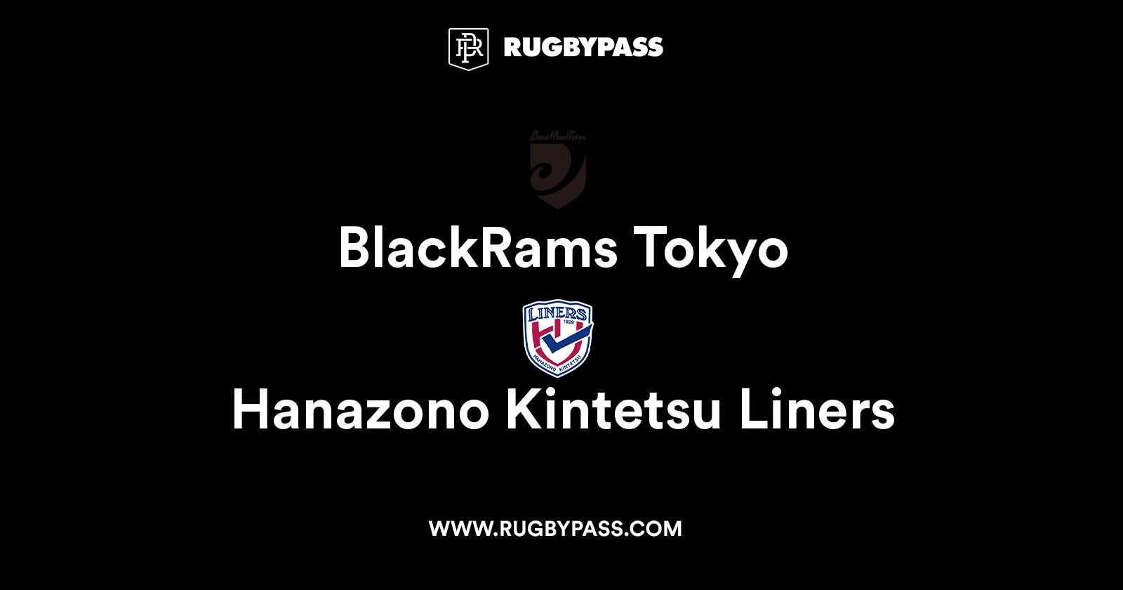 BlackRams Tokyo vs Hanazono Kintetsu Liners | Squads & Team Sheets ...
