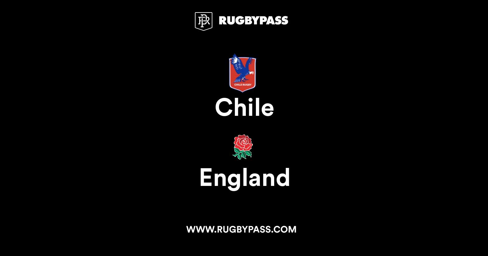 Chile vs England | Live & Latest Rugby Union Scores & Results | RugbyPass