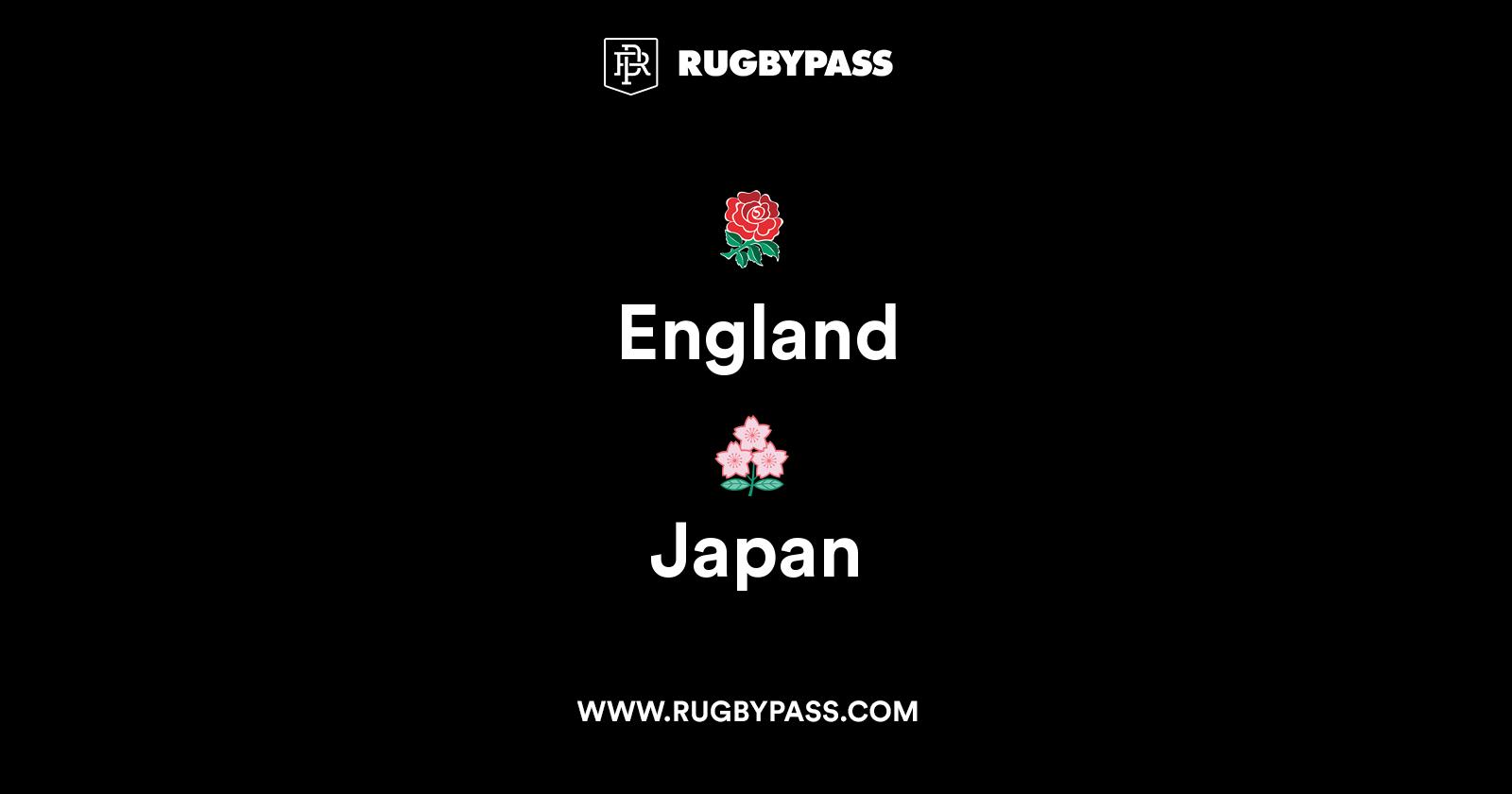 England vs Japan | Live & Latest Rugby Union Scores & Results | RugbyPass