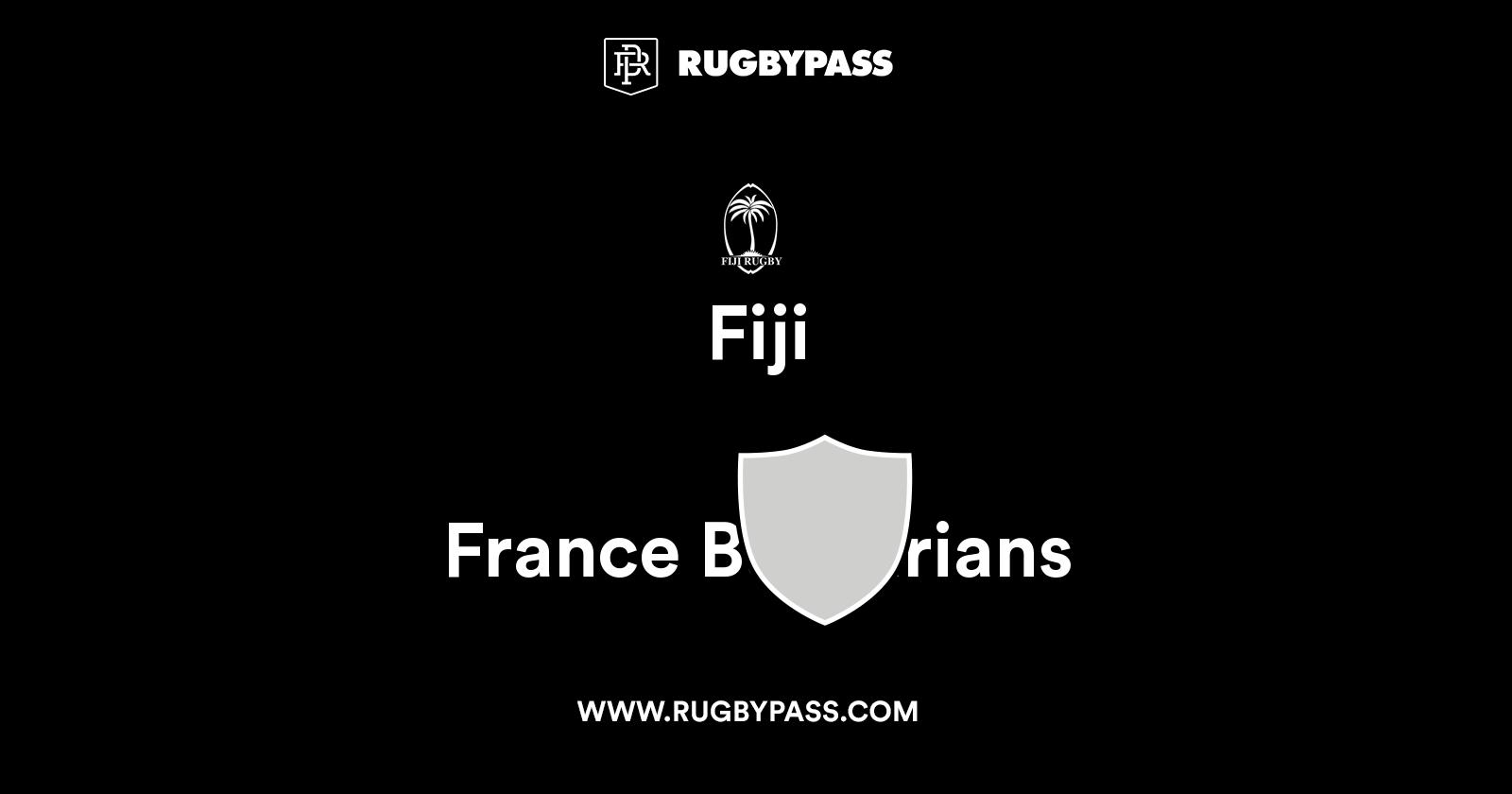 Fiji vs France Barbarians | Live & Latest Rugby Union Scores & Results ...
