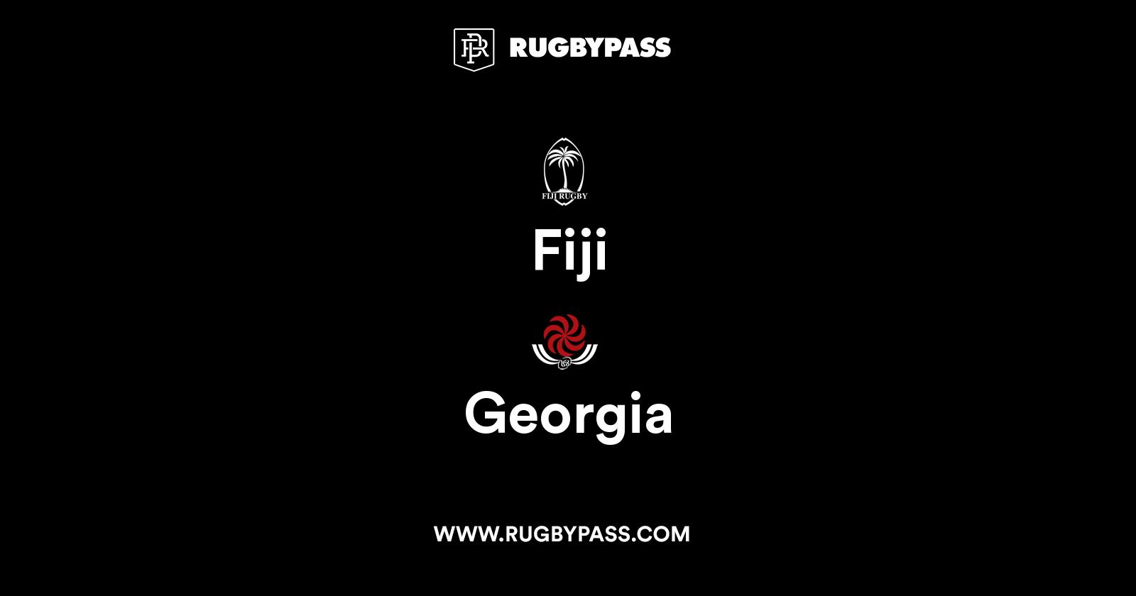 Fiji vs Georgia | Live & Latest Rugby Union Scores & Results | RugbyPass