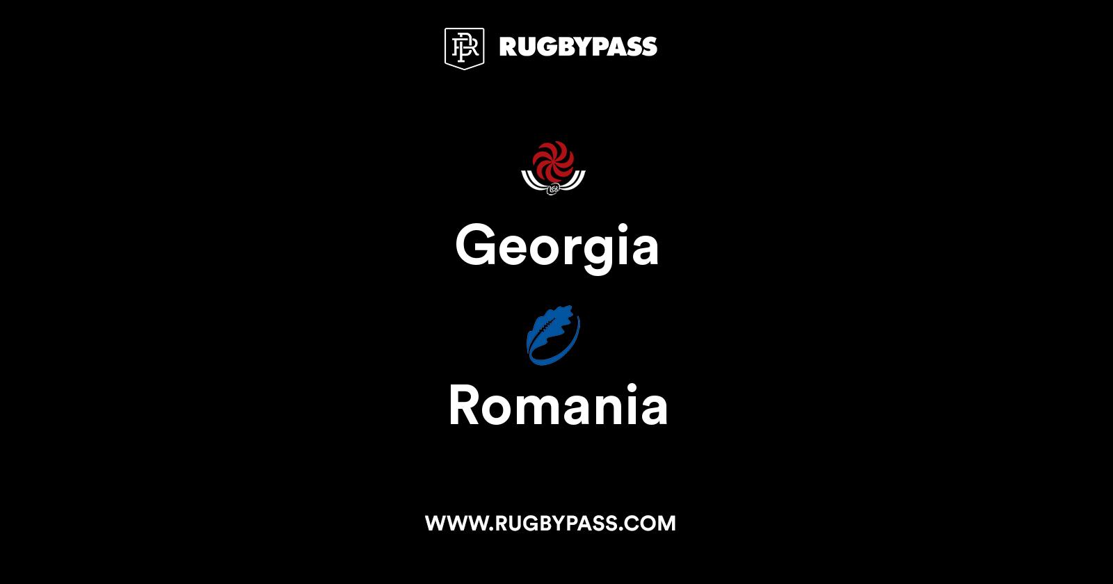 Georgia vs Romania | Live & Latest Rugby Union Scores & Results | RugbyPass