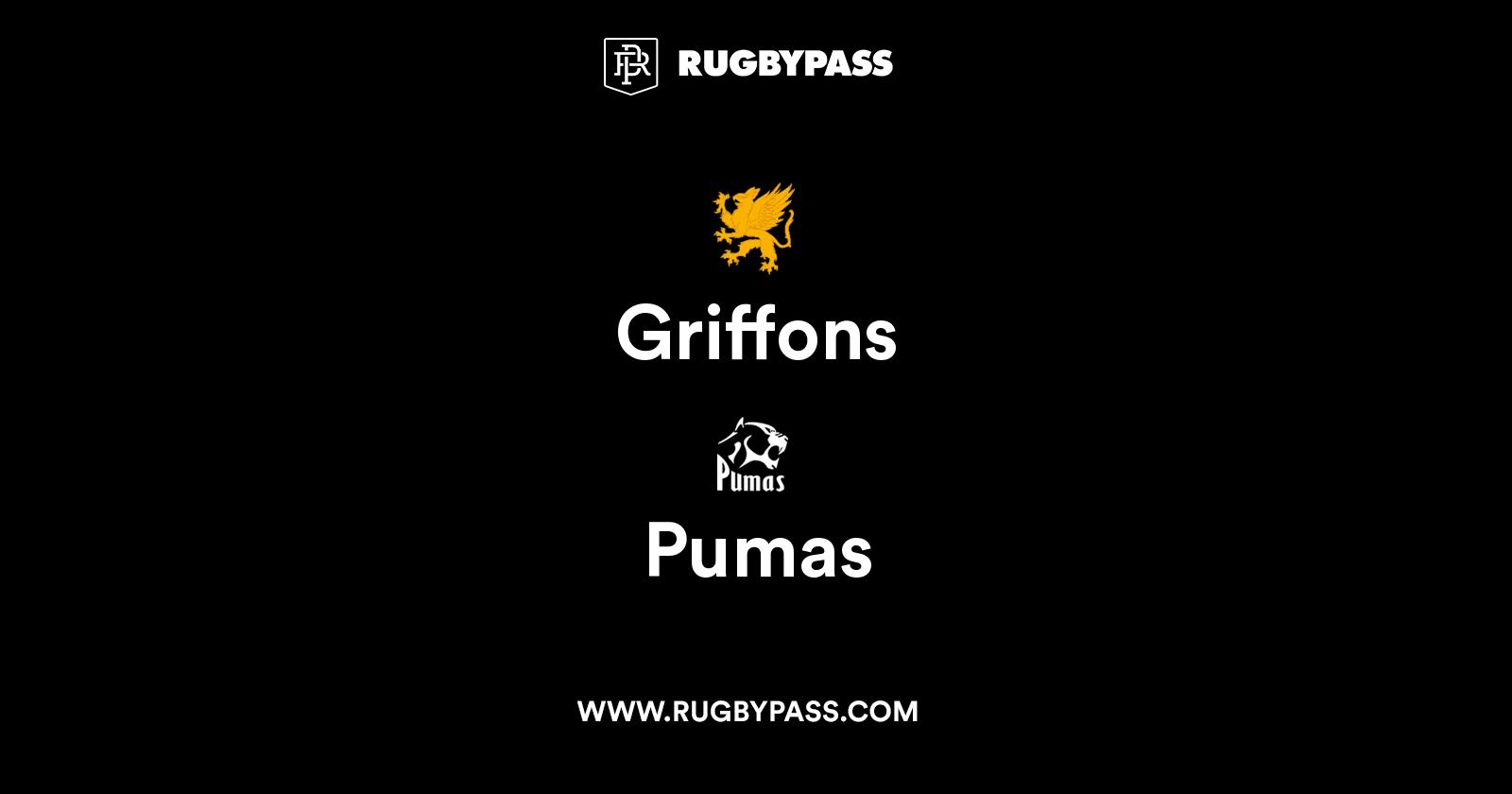 Griffons vs Pumas | Live & Latest Rugby Union Scores & Results | RugbyPass