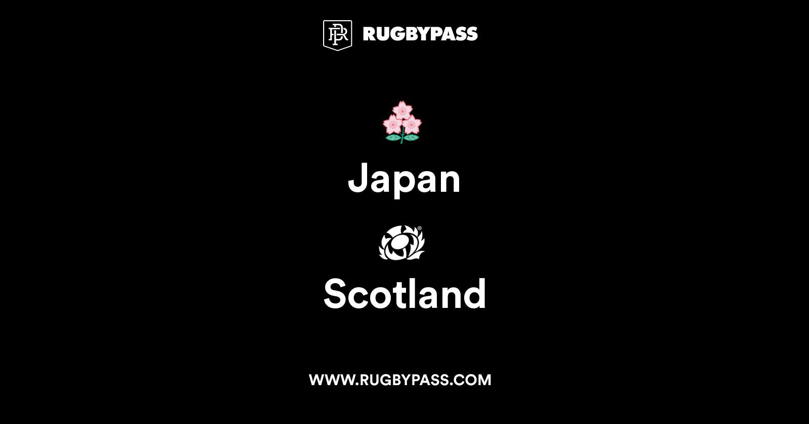 Japan vs Scotland | Squads & Team Sheets | RugbyPass