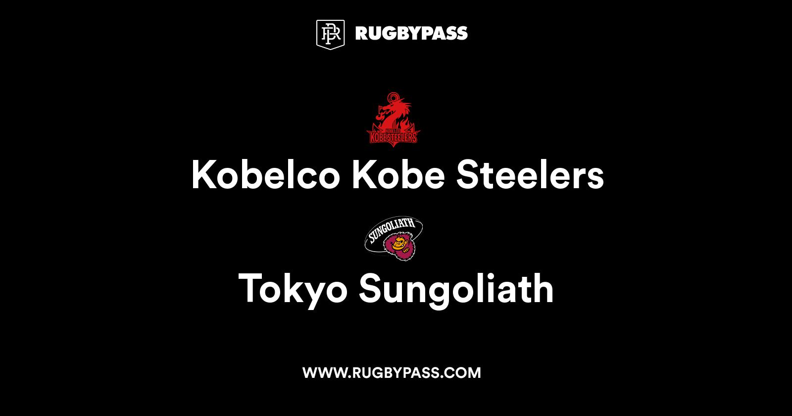 Kobelco Kobe Steelers vs Tokyo Sungoliath | Live & Latest Rugby Union ...