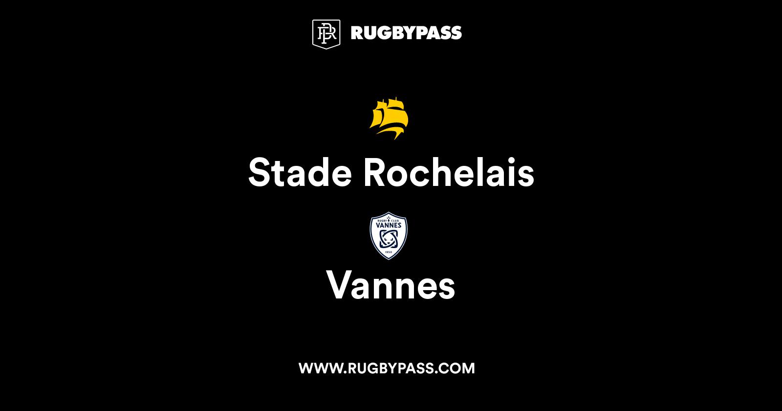 Stade Rochelais vs Vannes | Match Stats | RugbyPass