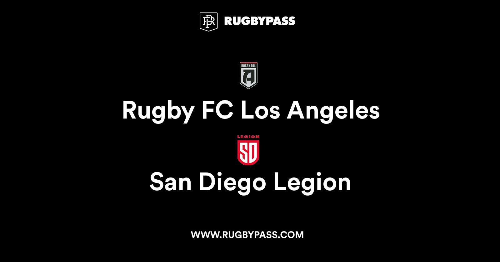 Rugby FC Los Angeles vs San Diego Legion | Live & Latest Rugby Union ...