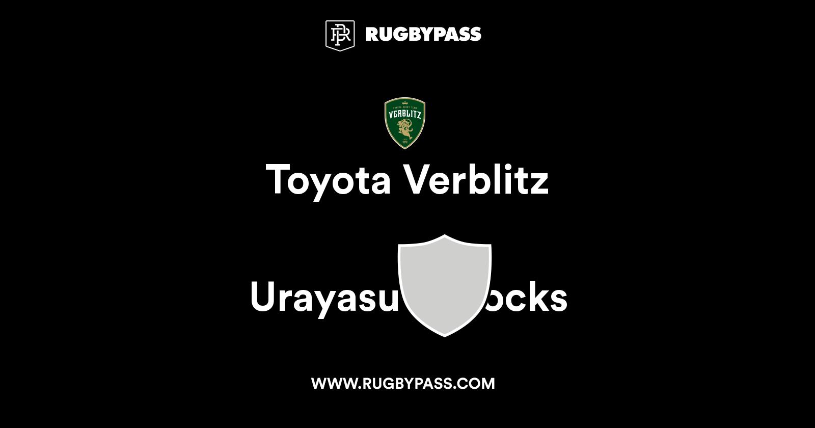 Toyota Verblitz vs Urayasu D-Rocks | Live & Latest Rugby Union Scores ...