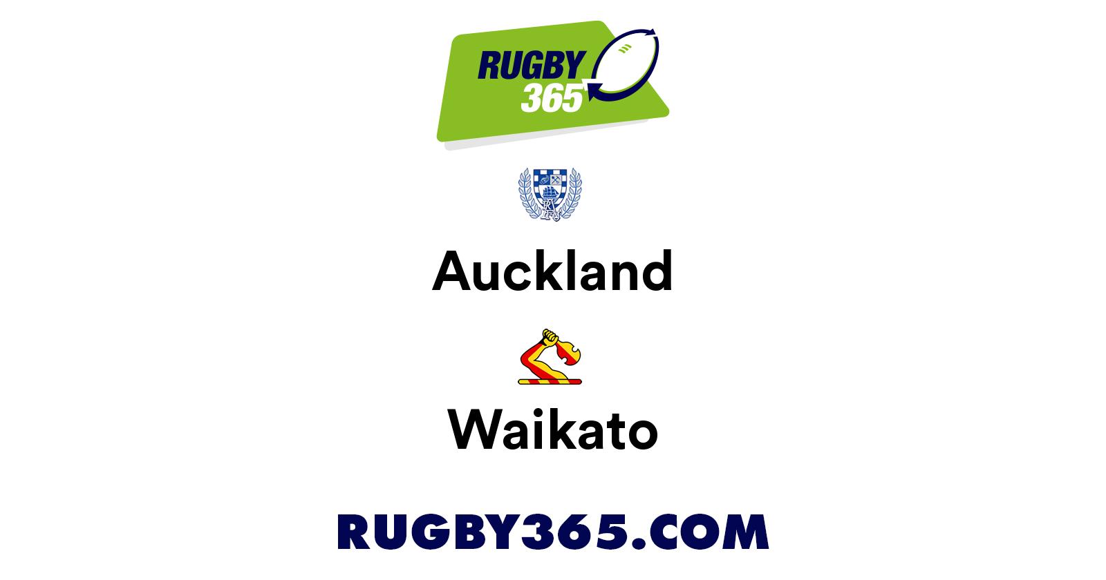 Auckland vs Waikato | Squads & Team Sheets | Rugby 365