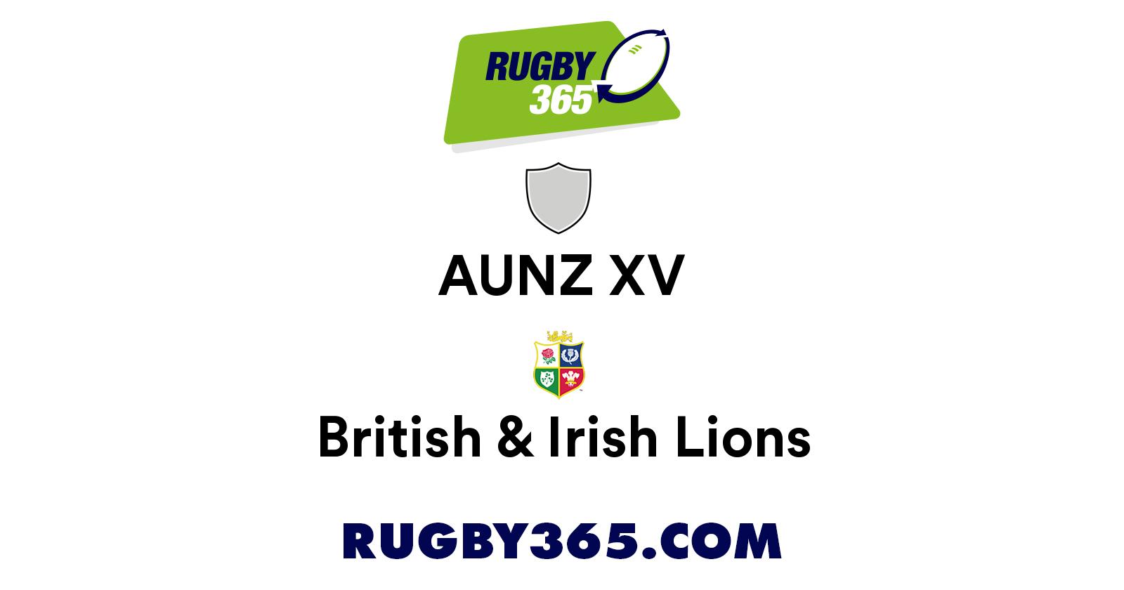 AUNZ XV vs British & Irish Lions | Match Stats | Rugby 365