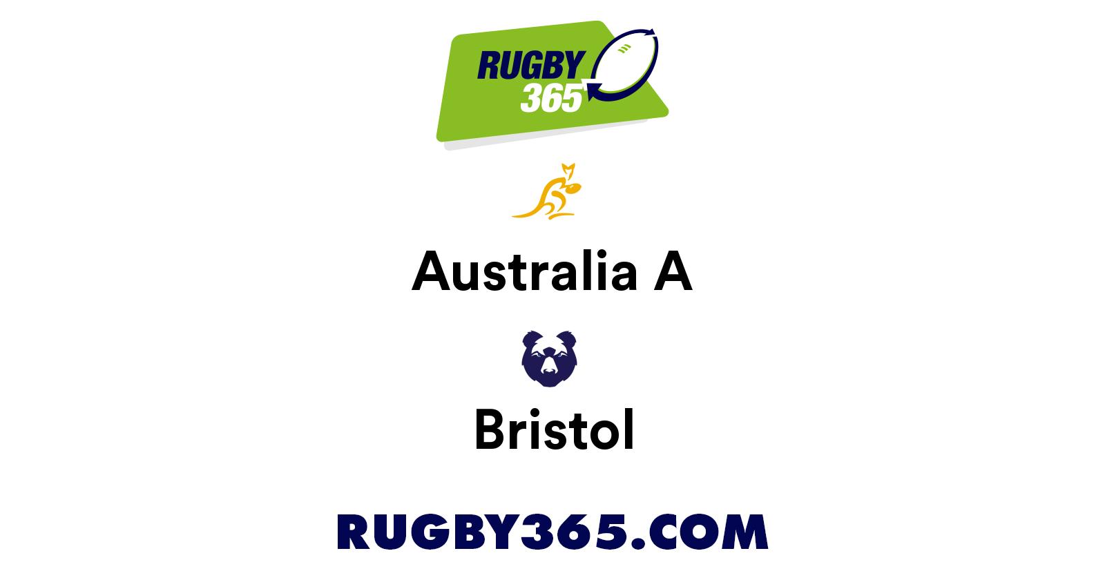 Australia A vs Bristol | Squads & Team Sheets | Rugby 365