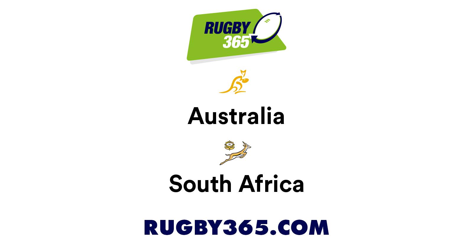 Australia vs South Africa | Live & Latest Rugby Union Scores & Results ...