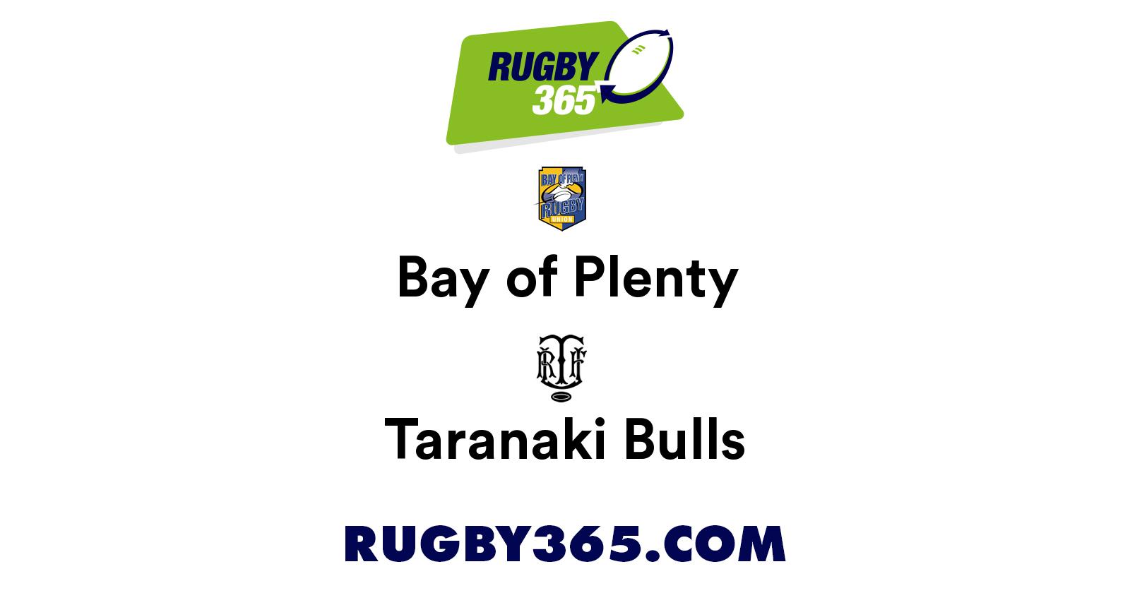 Bay of Plenty vs Taranaki Bulls | Live & Latest Rugby Union Scores ...