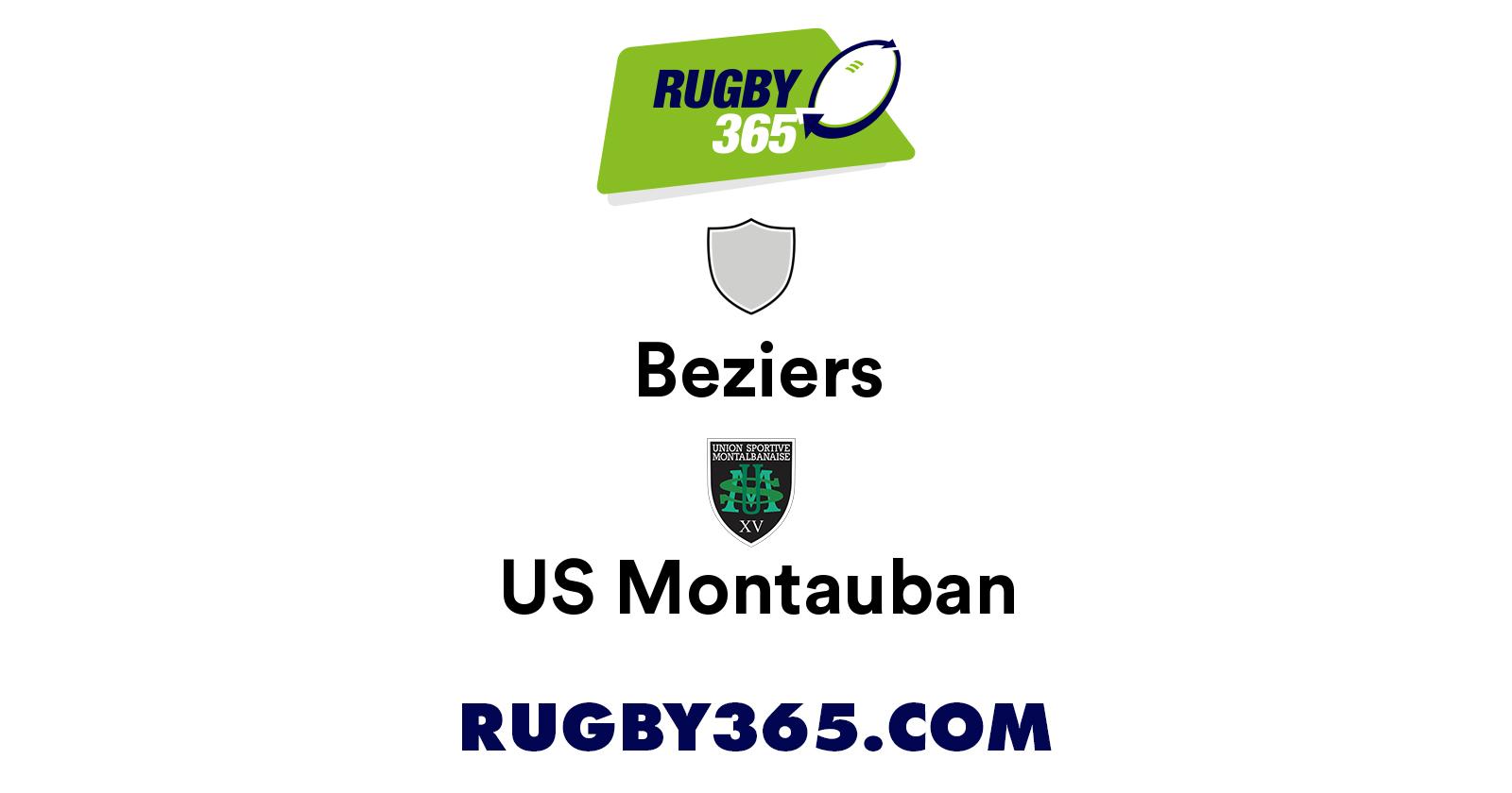 Beziers vs US Montauban | Squads & Team Sheets | Rugby 365