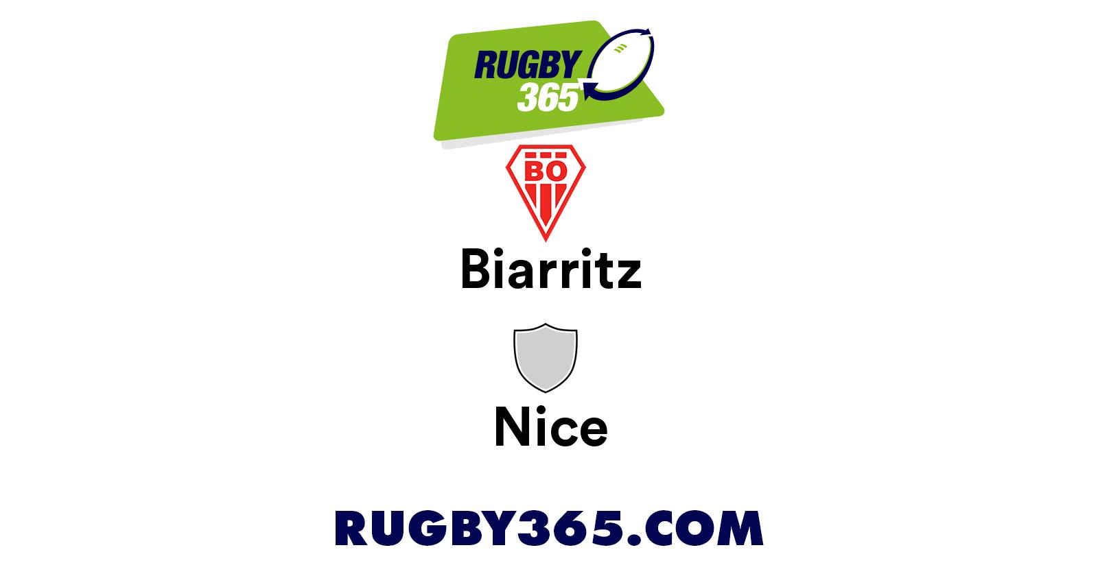 Biarritz vs Nice | Squads & Team Sheets | Rugby 365