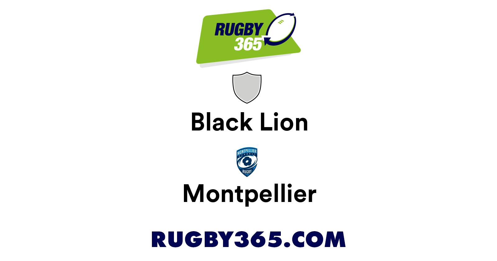 Black Lion vs Montpellier | Live & Latest Rugby Union Scores & Results ...