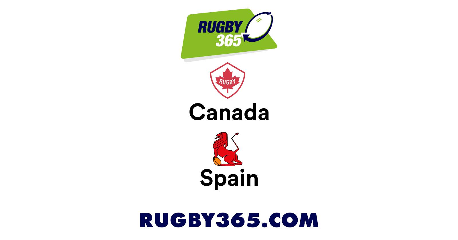 Canada vs Spain | Live & Latest Rugby Union Scores & Results | Rugby 365