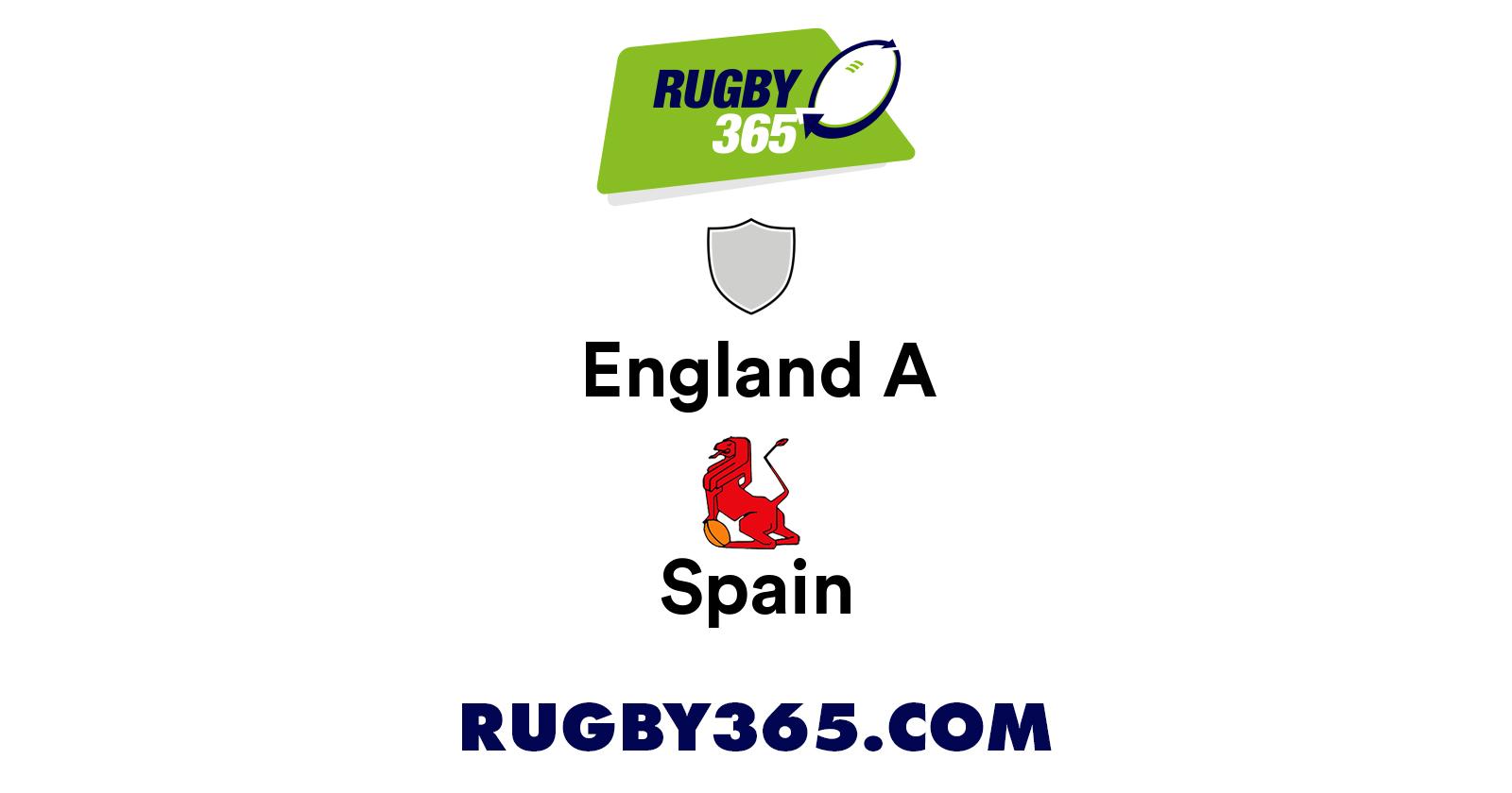England A vs Spain | Live & Latest Rugby Union Scores & Results | Rugby 365