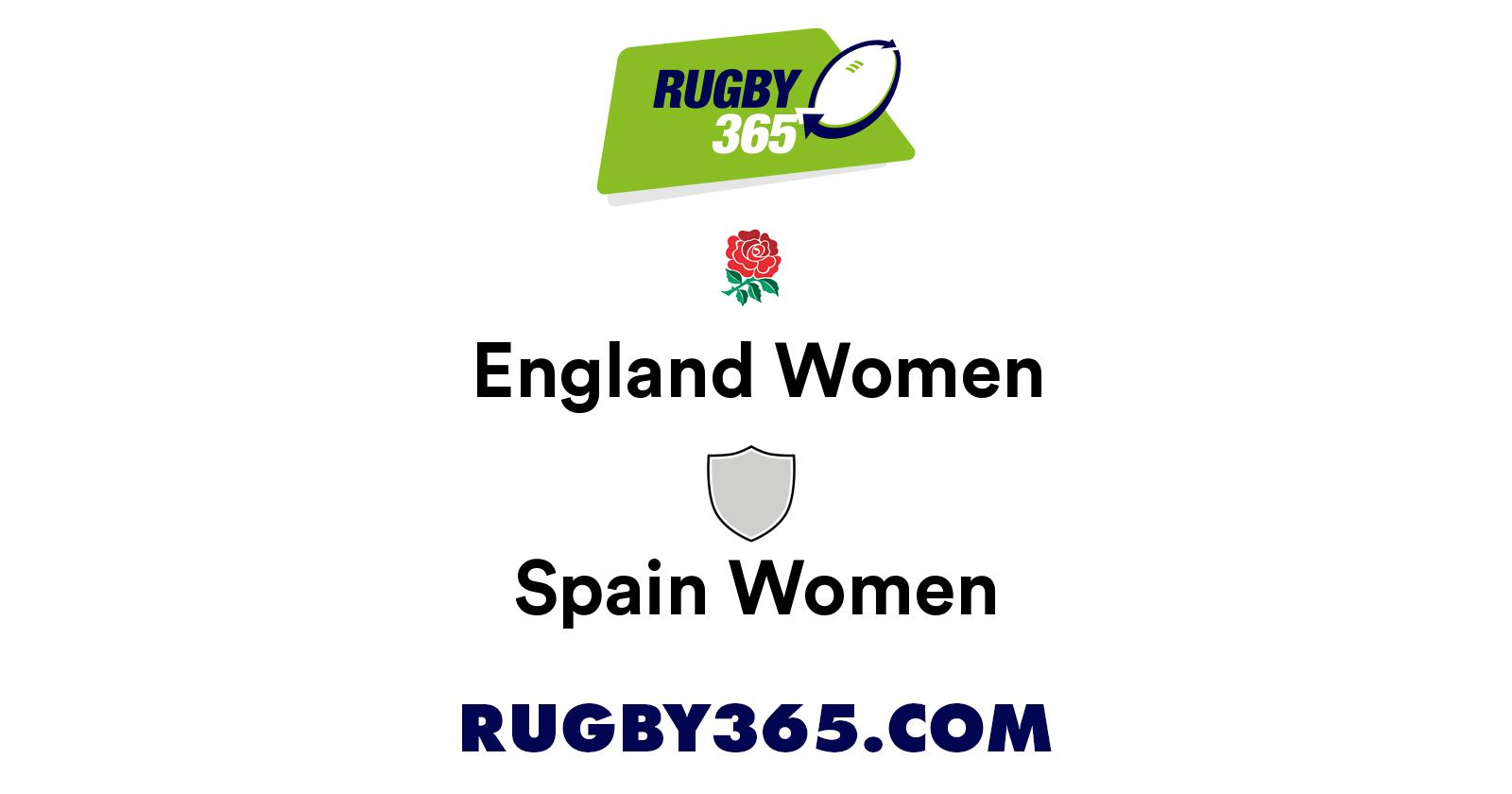 England Women vs Spain Women | Live Table & Log | Rugby 365