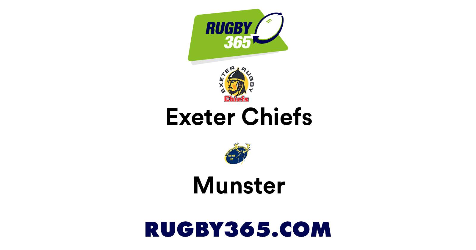 Exeter Chiefs vs Munster | Live & Latest Rugby Union Scores & Results ...