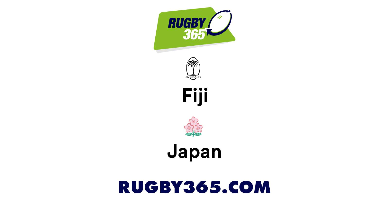 Fiji vs Japan | Live & Latest Rugby Union Scores & Results | Rugby 365
