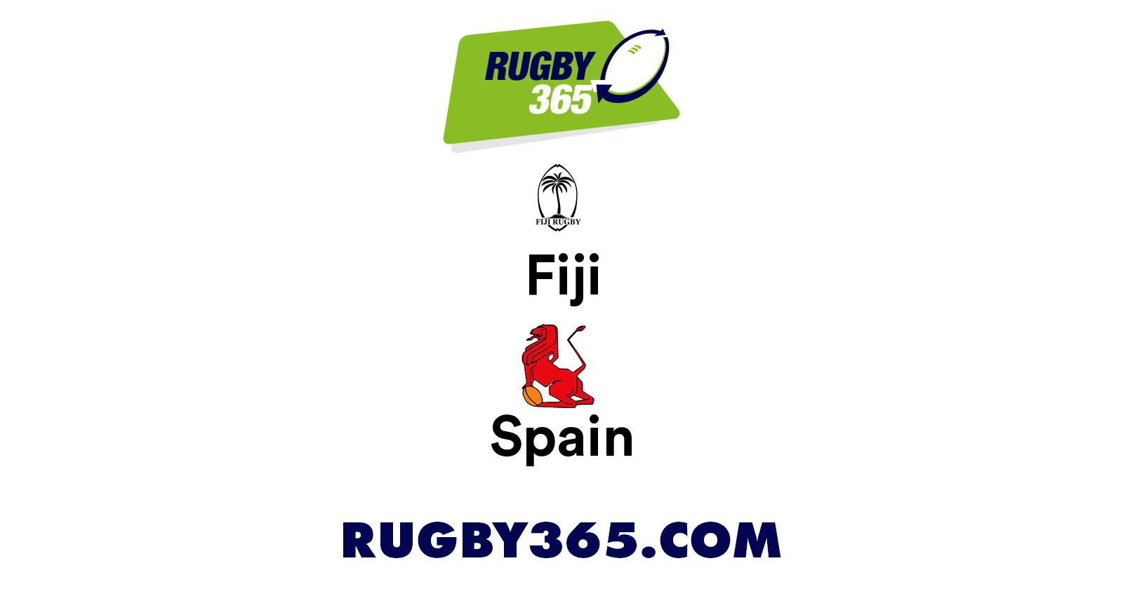 Fiji vs Spain | Live & Latest Rugby Union Scores & Results | Rugby 365