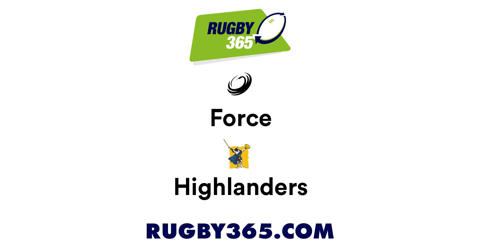 Force vs Highlanders | Live & Latest Rugby Union Scores & Results ...