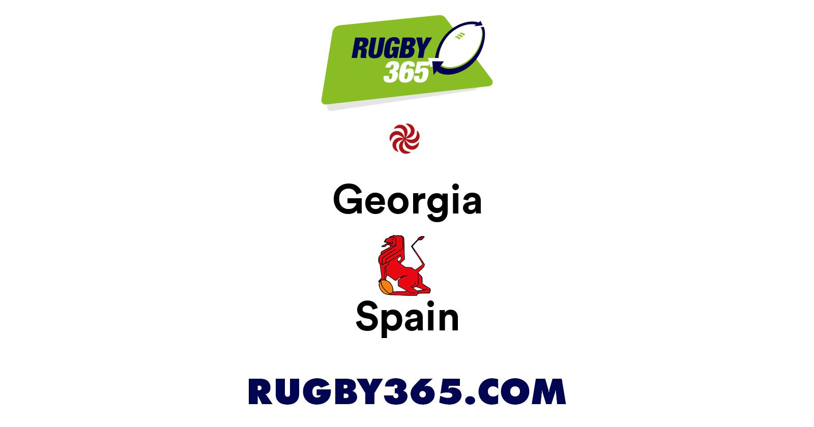 Georgia vs Spain | Live & Latest Rugby Union Scores & Results | Rugby 365
