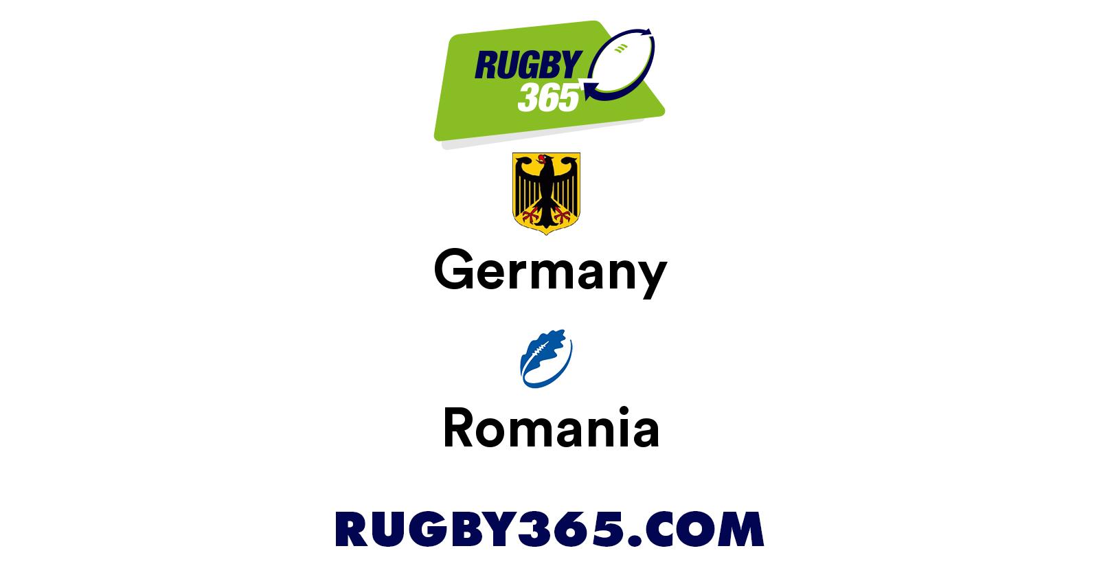 Germany vs Romania | Live & Latest Rugby Union Scores & Results | Rugby 365