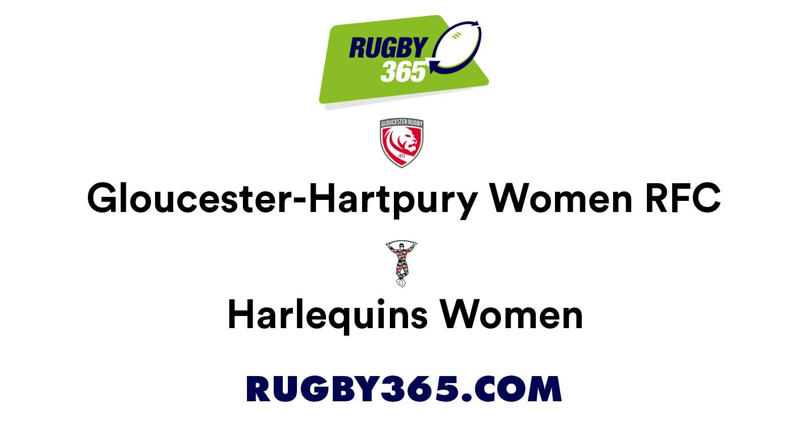 Gloucester-Hartpury Women RFC vs Harlequins Women | Live & Latest Rugby ...
