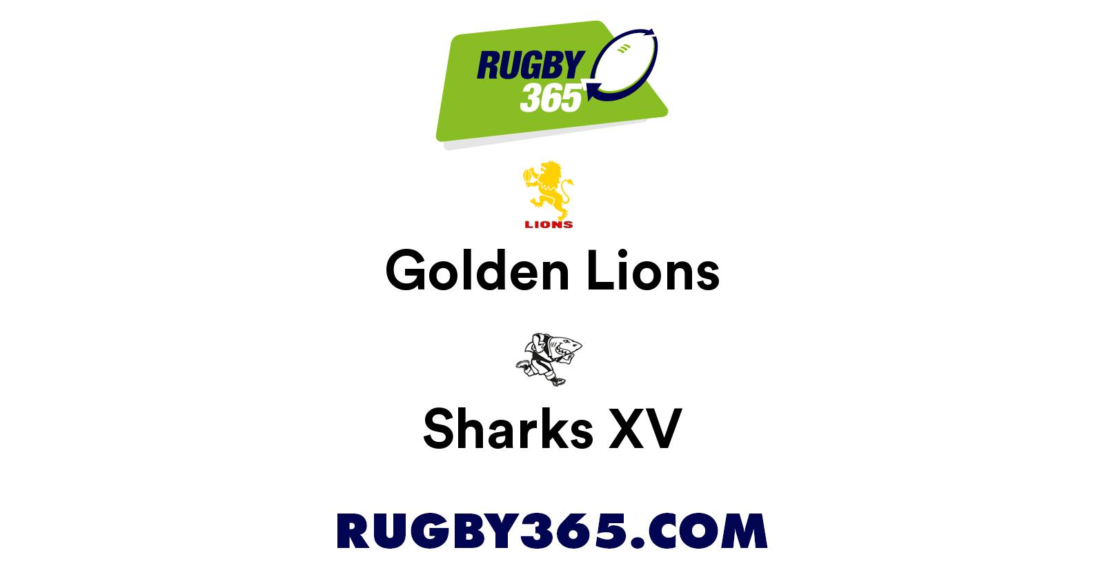 Golden Lions vs Sharks XV | Live & Latest Rugby Union Scores & Results ...