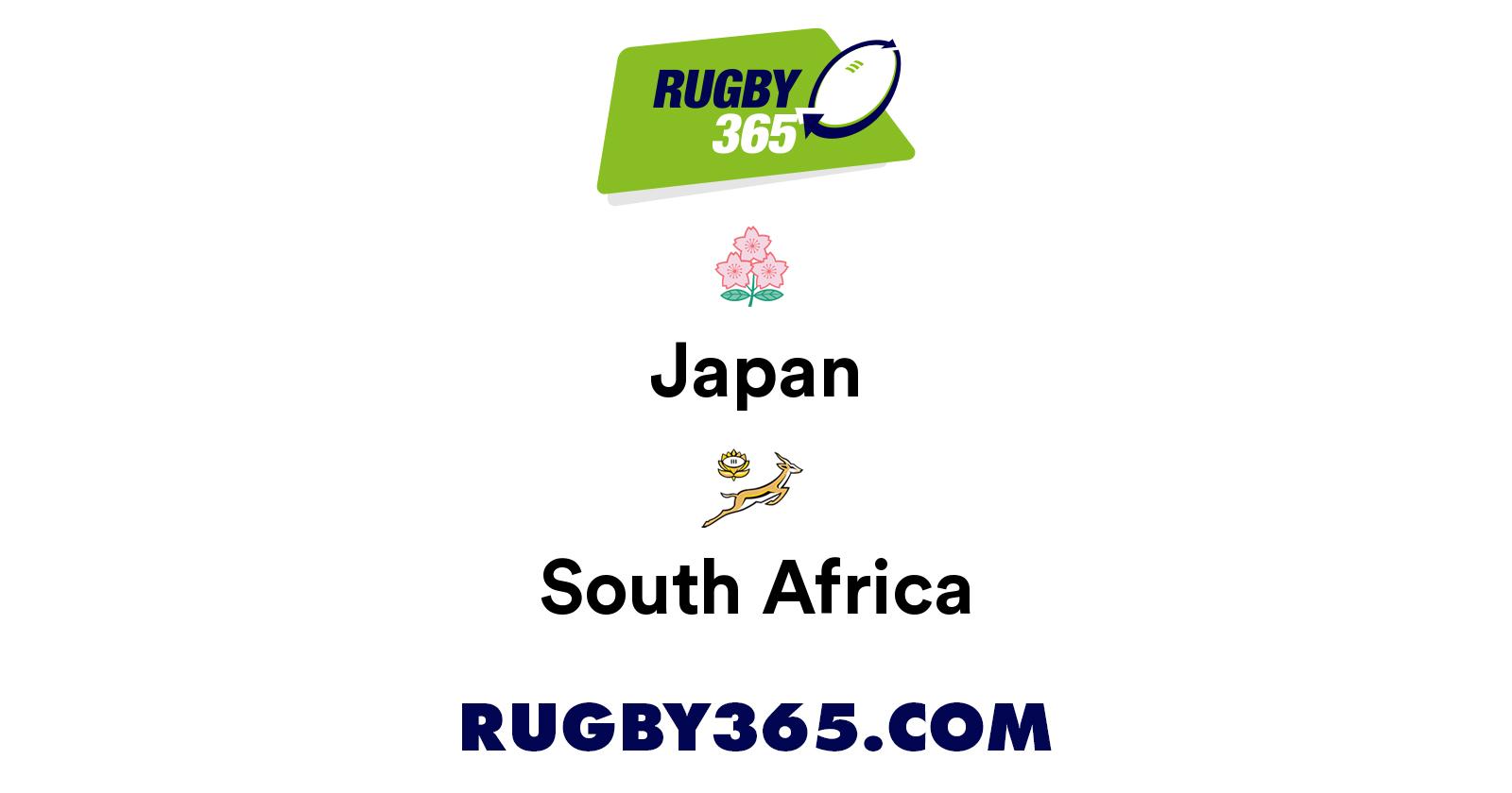 Japan vs South Africa | Match Stats | Rugby 365