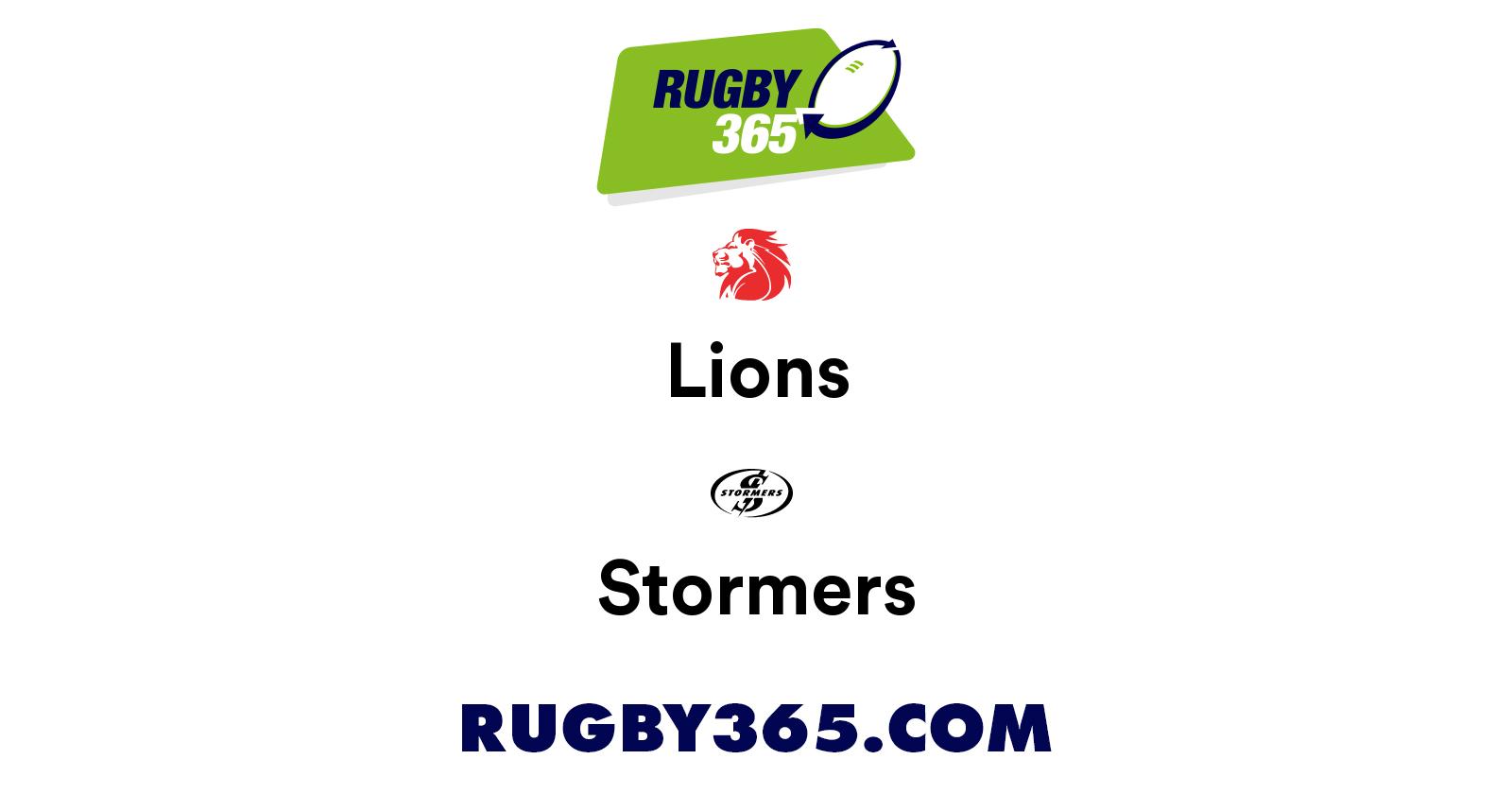 Lions vs Stormers | Live Table & Log | Rugby 365