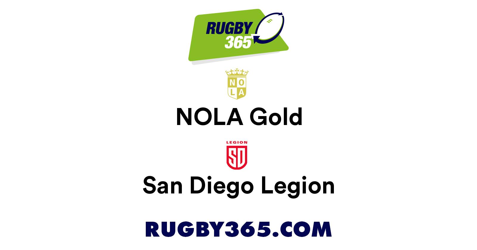 NOLA Gold vs San Diego Legion | Live & Latest Rugby Union Scores ...