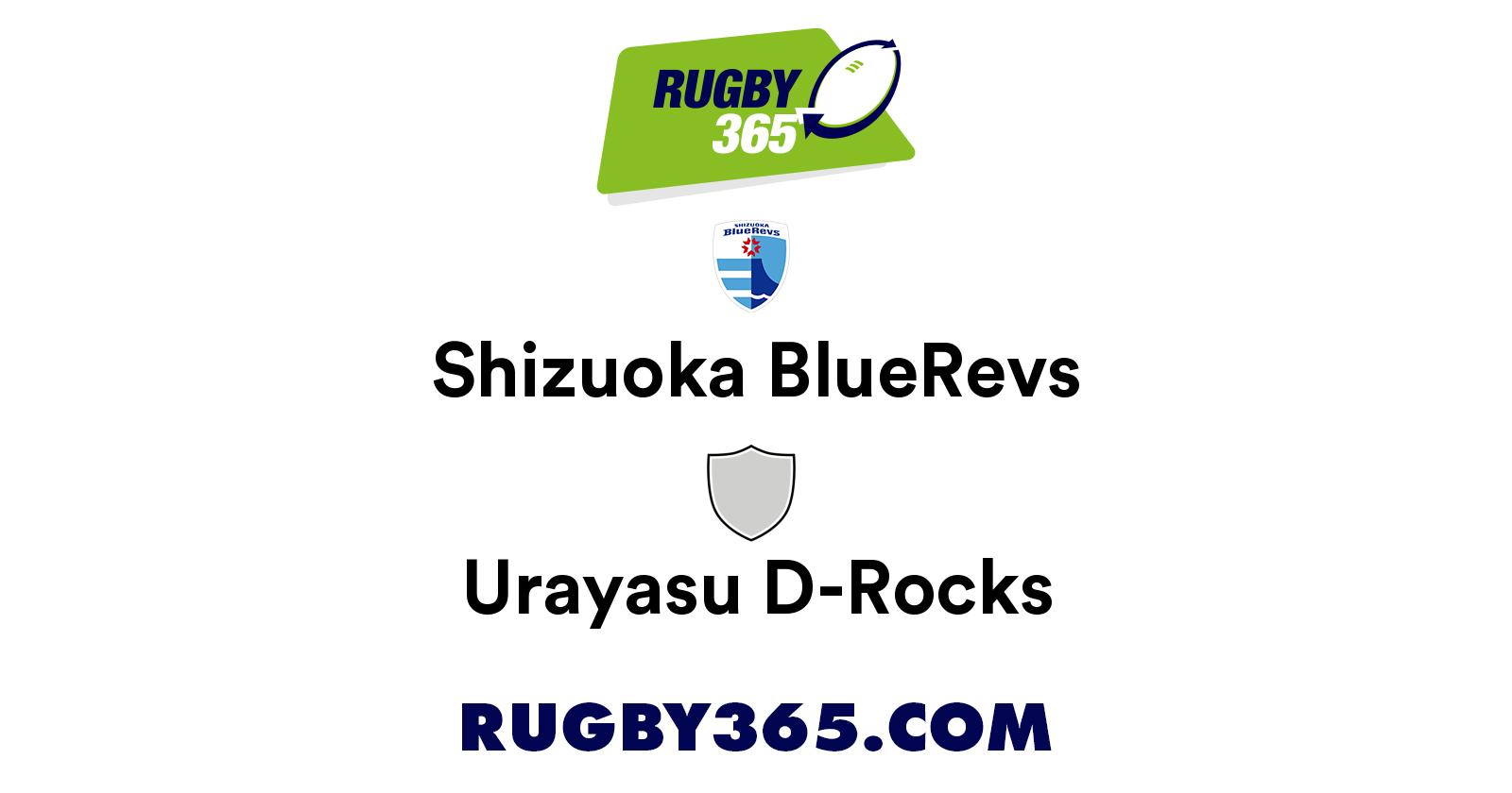 Shizuoka BlueRevs vs Urayasu D-Rocks | Live & Latest Rugby Union Scores ...