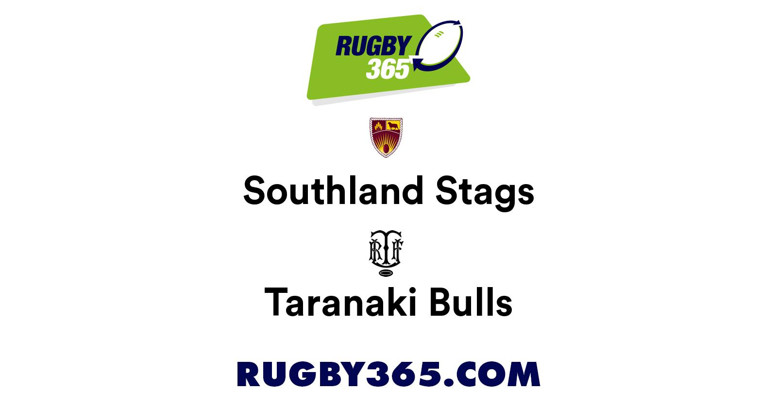 Southland Stags vs Taranaki Bulls | Live & Latest Rugby Union Scores ...