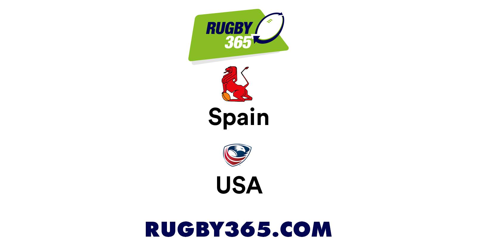 Spain vs USA | Live & Latest Rugby Union Scores & Results | Rugby 365