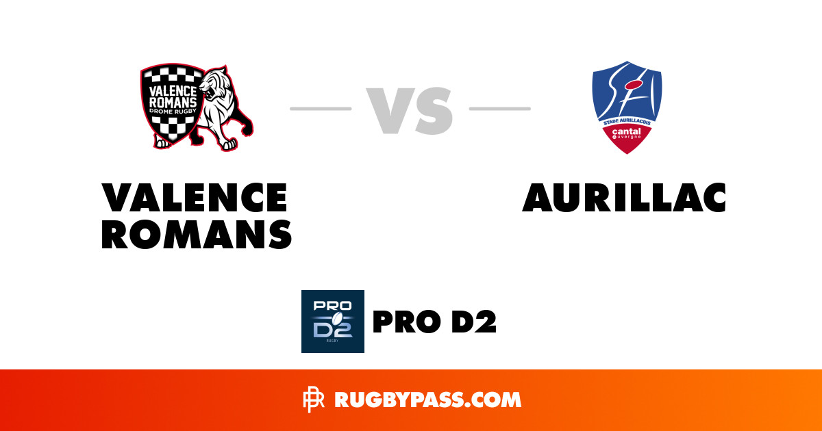 Aurillac vs Valence Romans | Valence Romans vs Aurillac | Pro D2 Live