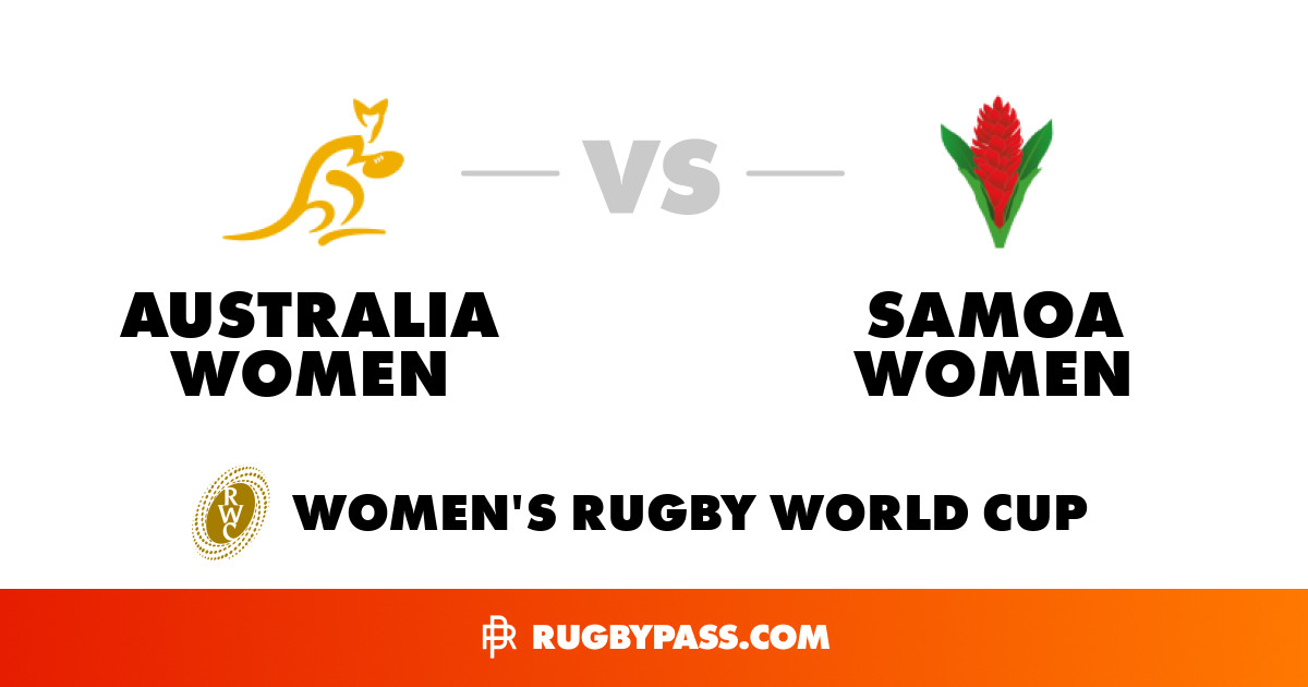 Australia Women vs Samoa Women | Historique des rencontres | RugbyPass