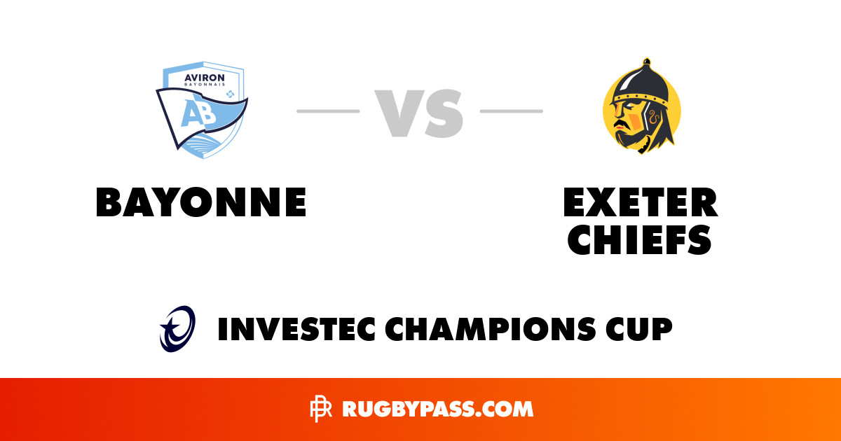 Bayonne vs Exeter Chiefs | Exeter Chiefs vs Bayonne | Live Table ...