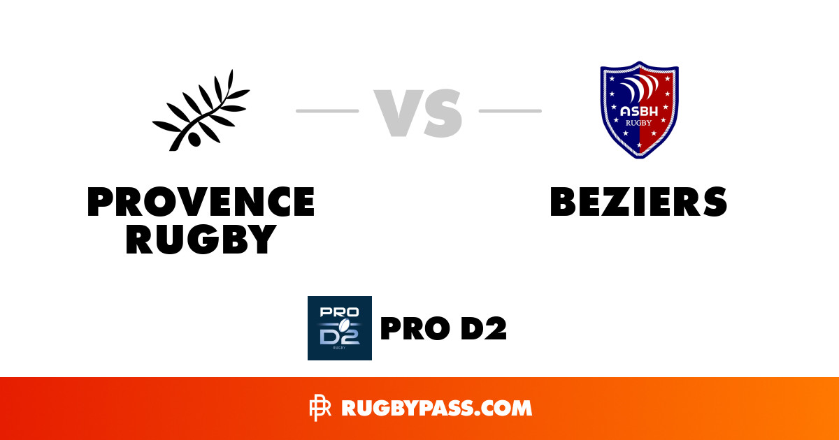 Beziers vs Provence Rugby | Provence Rugby vs Beziers | Pro D2 Live