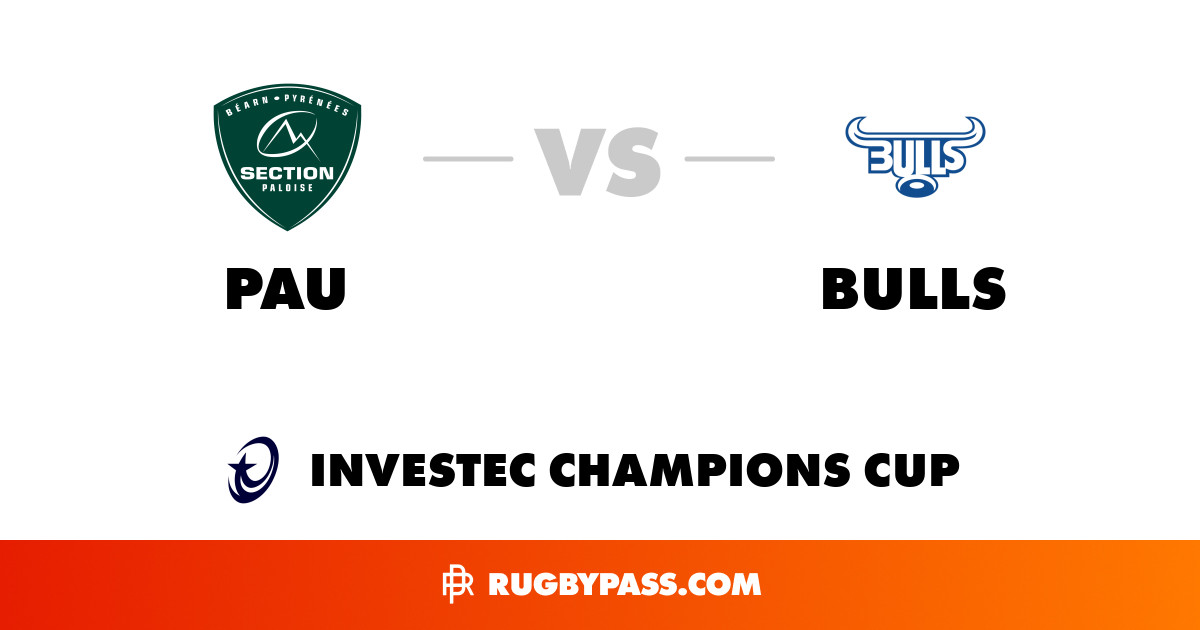 Bulls vs Pau | Pau vs Bulls | Head to Head Stats Investec Champions Cup ...