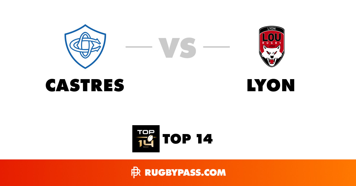 Castres vs Lyon | Lyon vs Castres | Top 14 Live