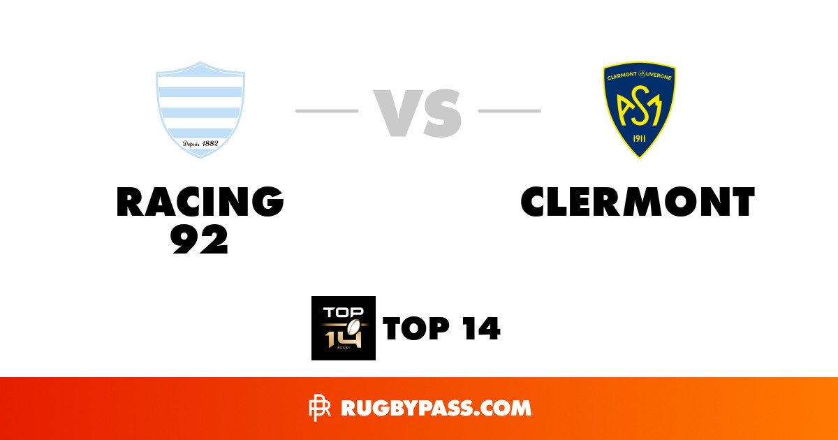 Clermont vs Racing 92 | Racing 92 vs Clermont | Match Stats | Top 14 Live