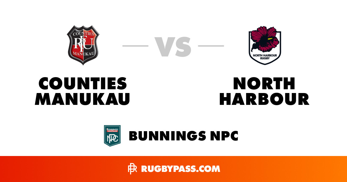 Counties Manukau vs North Harbour | North Harbour vs Counties Manukau ...