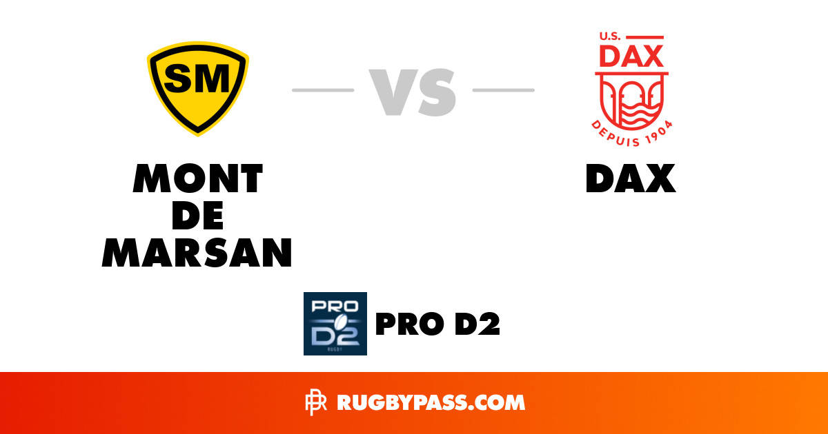 Dax vs Mont de Marsan | Mont de Marsan vs Dax | Pro D2 Live