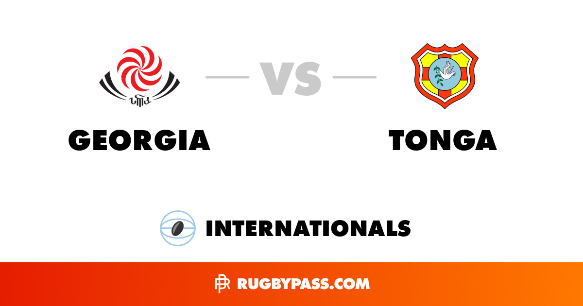 Georgia vs Tonga | Tonga vs Georgia | Internationals Live